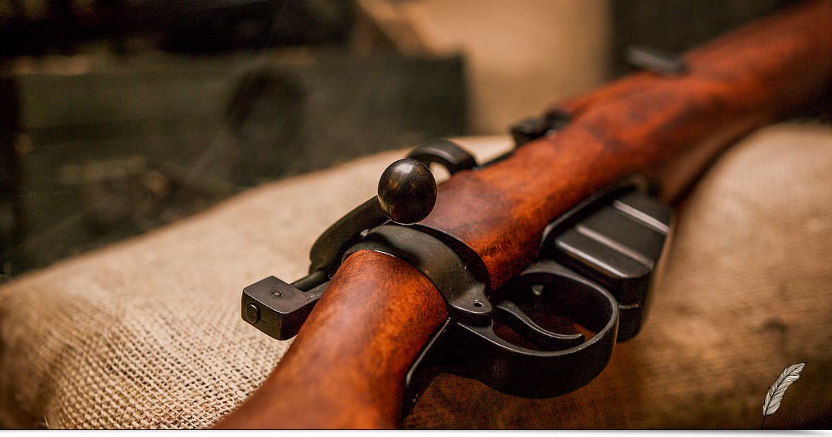 Fusil corto Lee-Enfield Mk III con cargador